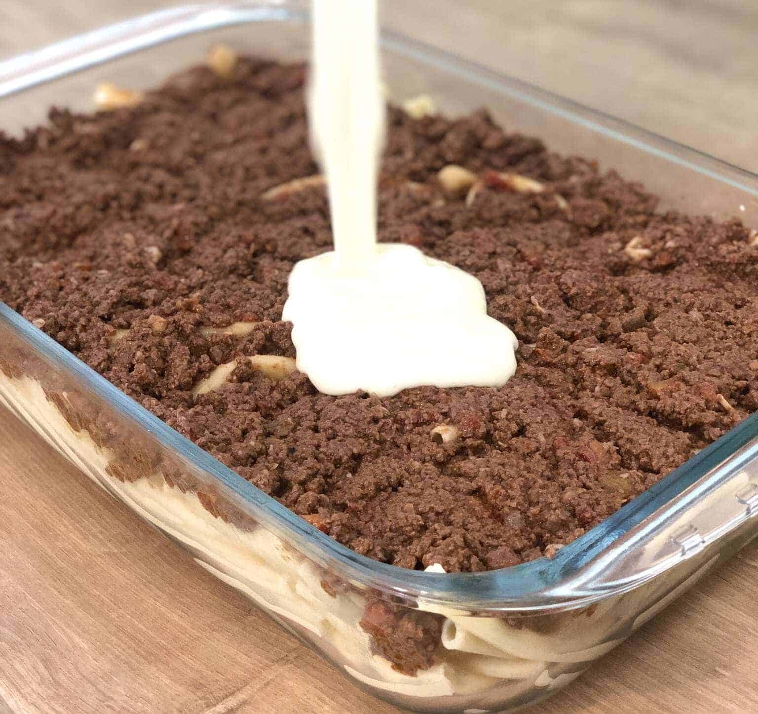 Makaronia me Kima recipe (Greek style spaghetti in meat sauce/bolognese ...