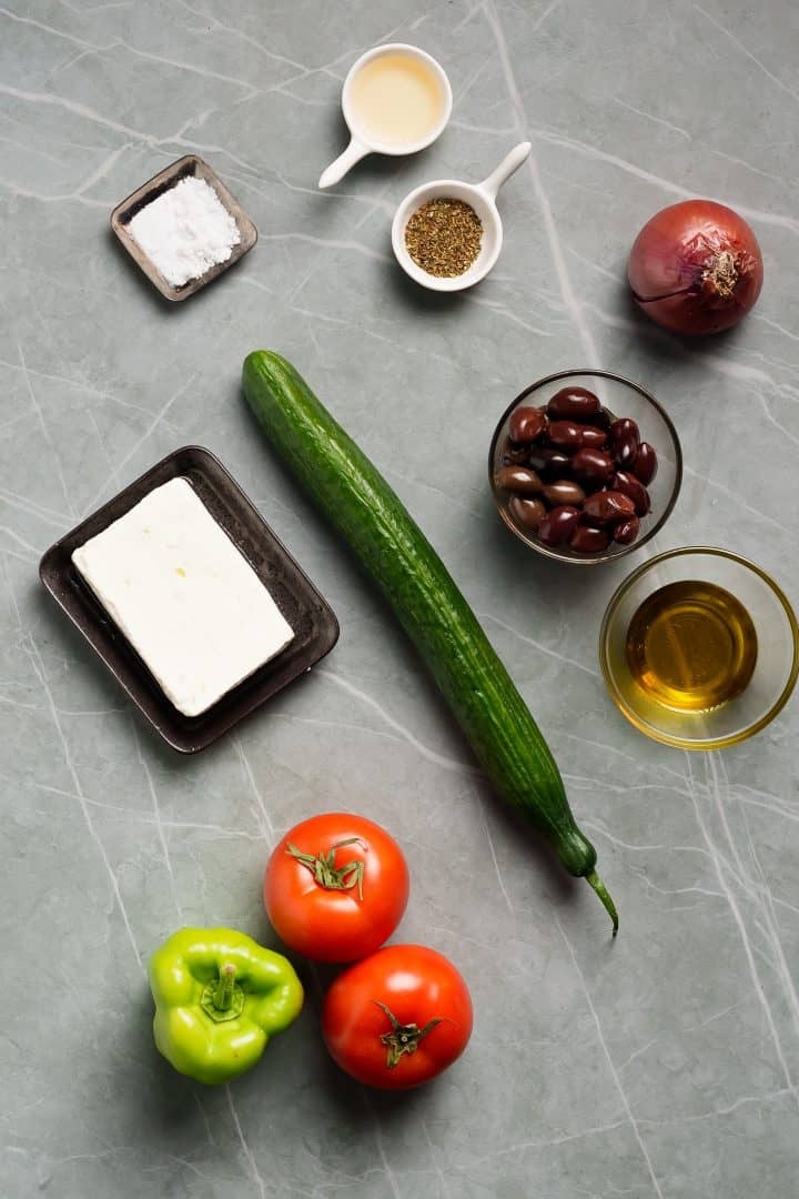 Traditional Greek Salad recipe (Horiatiki / Xoriatiki) - My Greek Dish