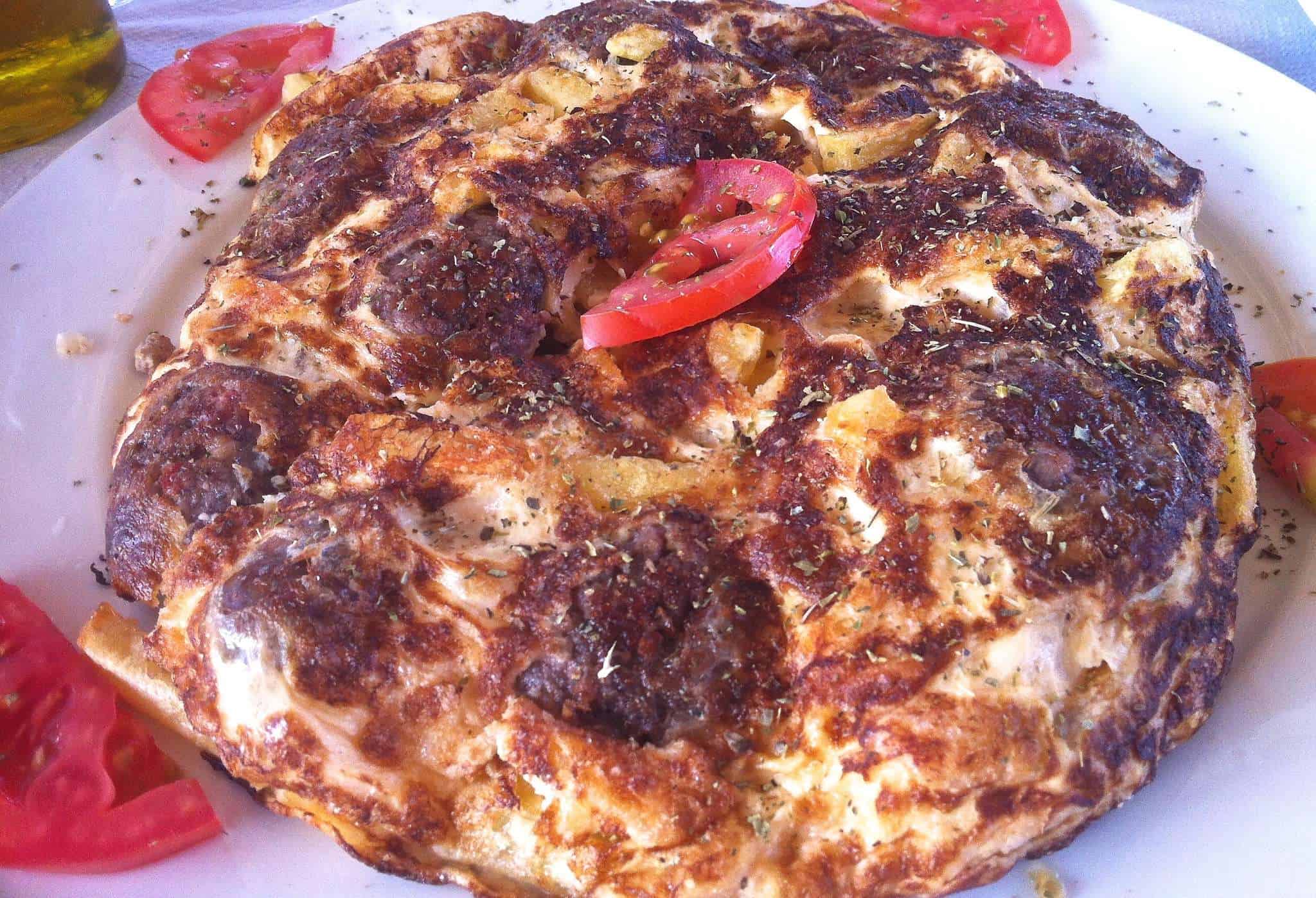 Greek Omelette recipe with Feta cheese - My Greek Dish