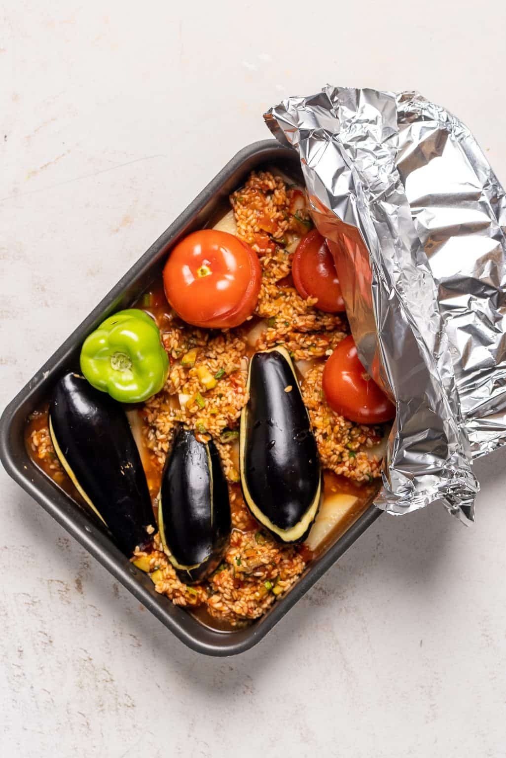 Gemista recipe (Greek Stuffed Tomatoes and Peppers with rice) - My ...