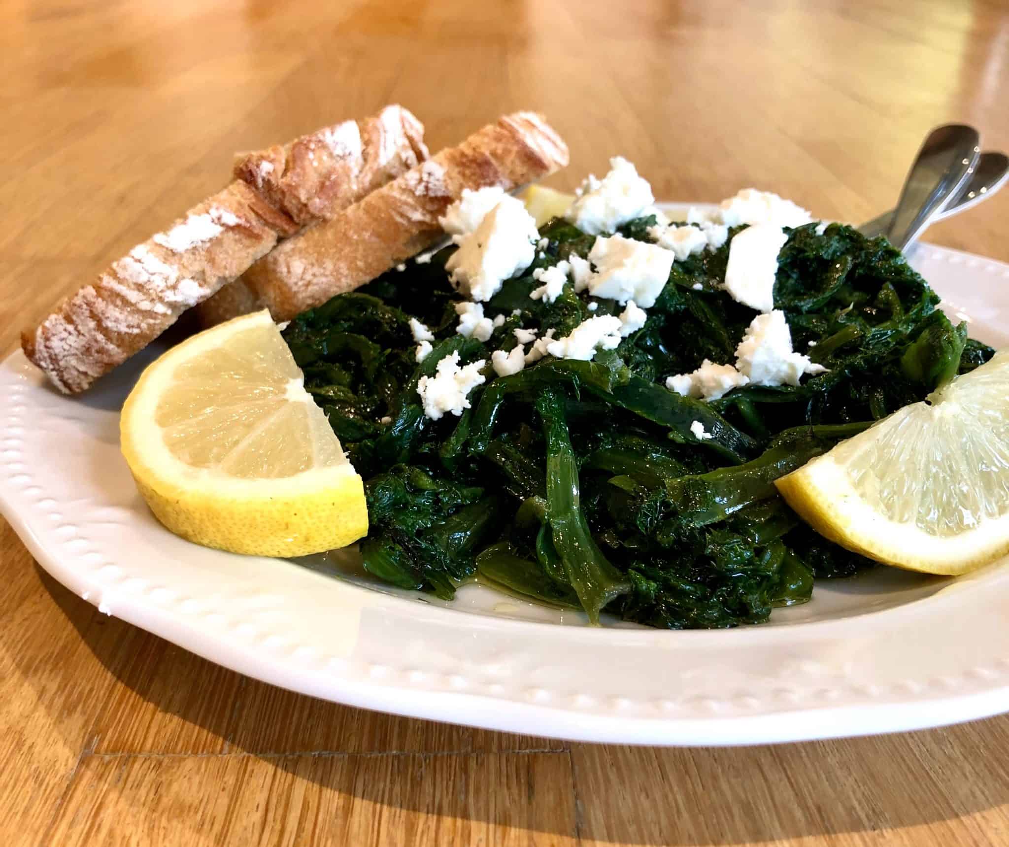 Horta recipe (Boiled Greek Wild Leafy Greens) - My Greek Dish