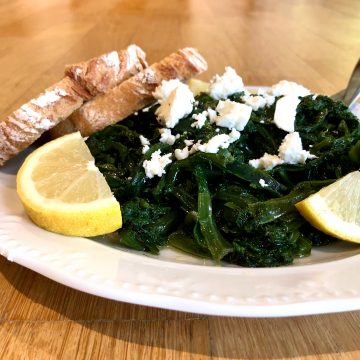 Horta recipe (Boiled Greek Wild Leafy Greens) - My Greek Dish
