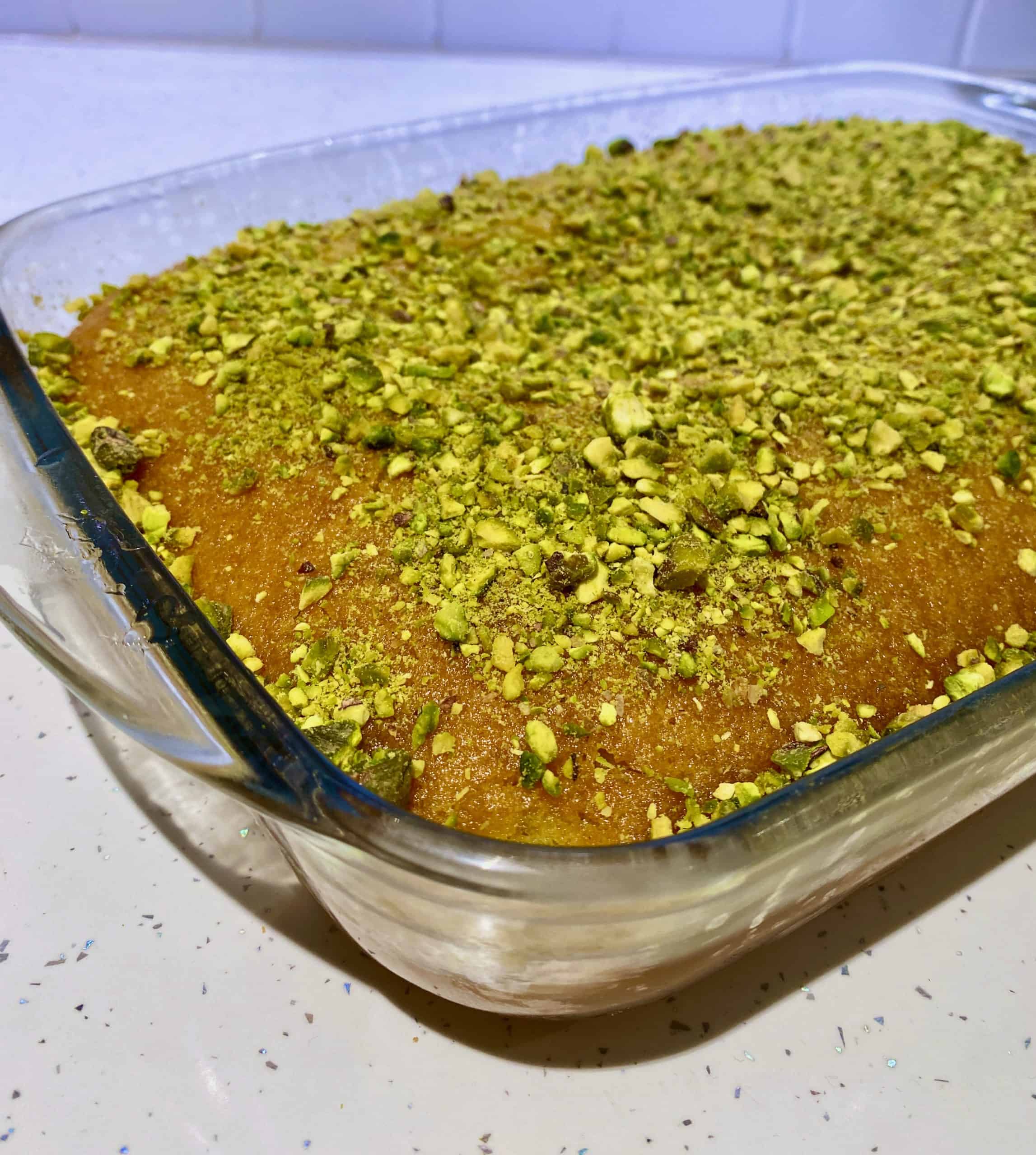 Greek Ravani / Revani recipe (Coconut cake with syrup) - My Greek Dish