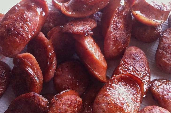 Traditional Spetsofai (Spetzofai) Recipe - Spicy Greek Sausages with ...