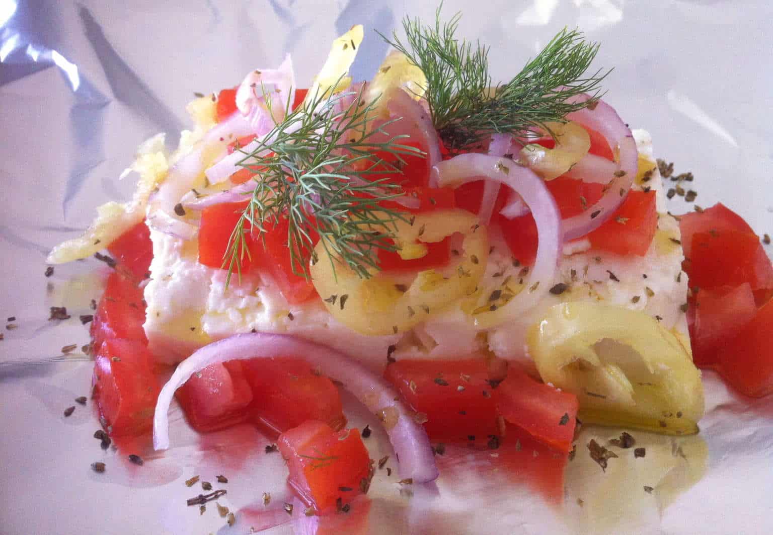 Feta Bouyiourdi recipe (Spicy Greek Baked Feta with Tomatoes) - My ...
