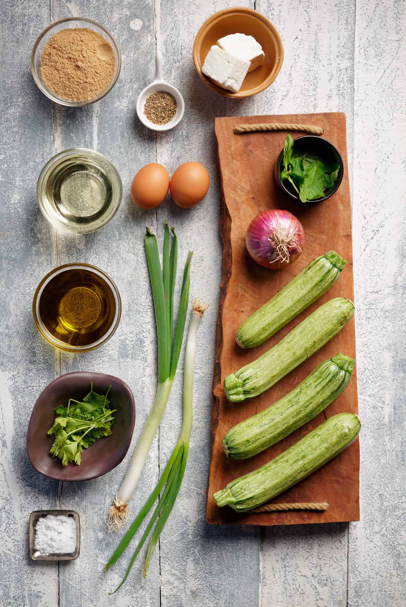 Traditional Greek Kolokithokeftedes (Fried Zucchini/Courgette Balls ...