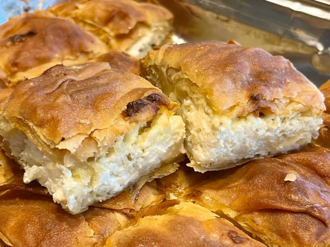 Traditional Tiropita recipe (Greek cheese Pie with feta) - My Greek Dish