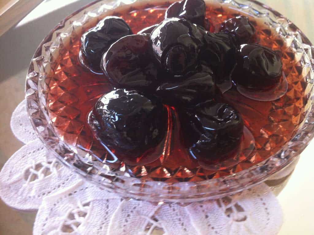 Sour Cherry Spoon Sweet Preserve (Vyssino Glyko koutaliou) - My Greek Dish