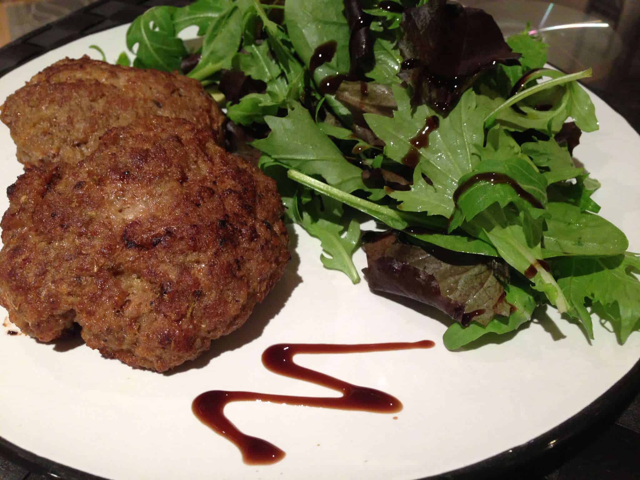 Greek style beef burgers - My Greek Dish