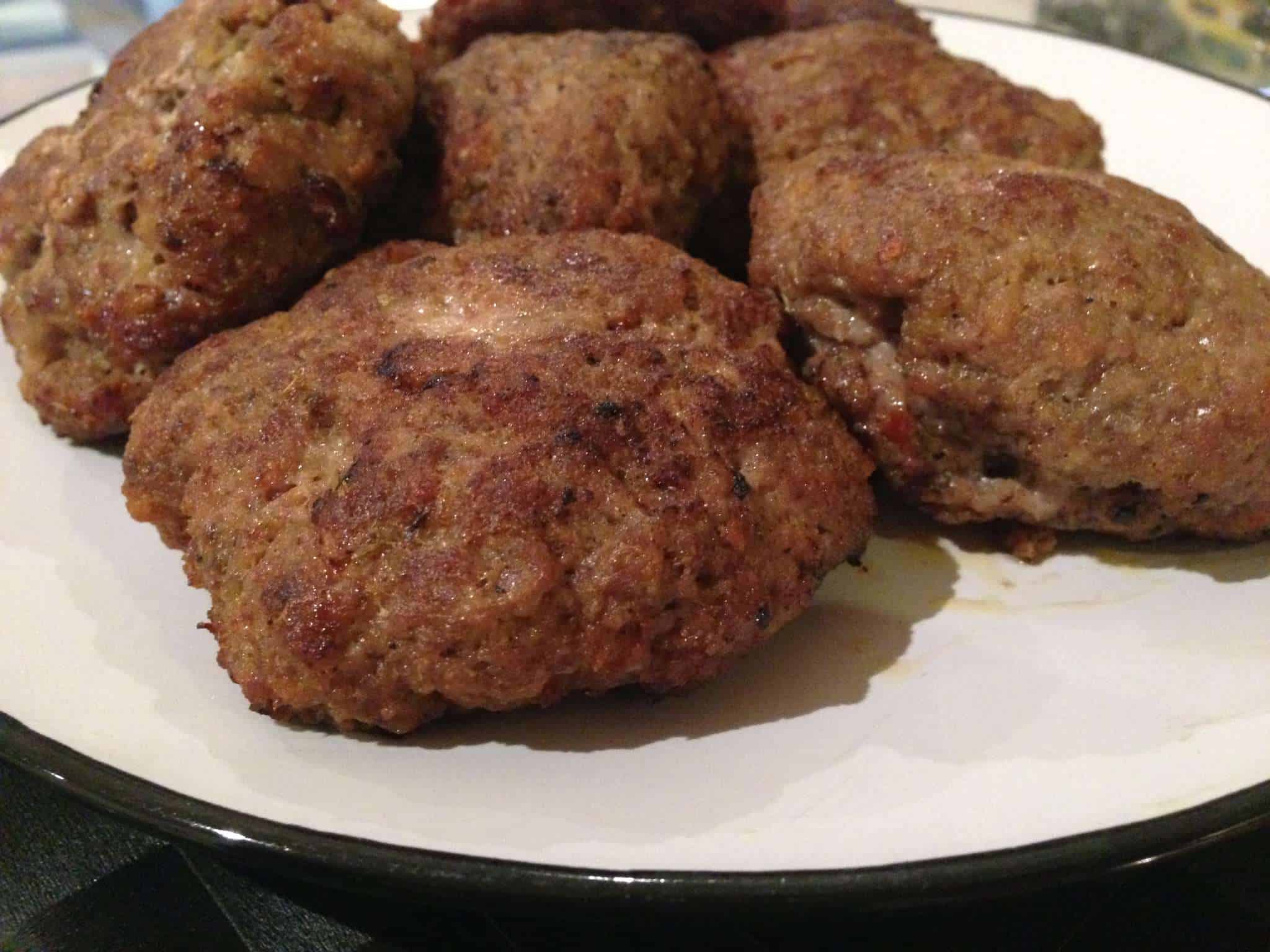 Greek style beef burgers - My Greek Dish