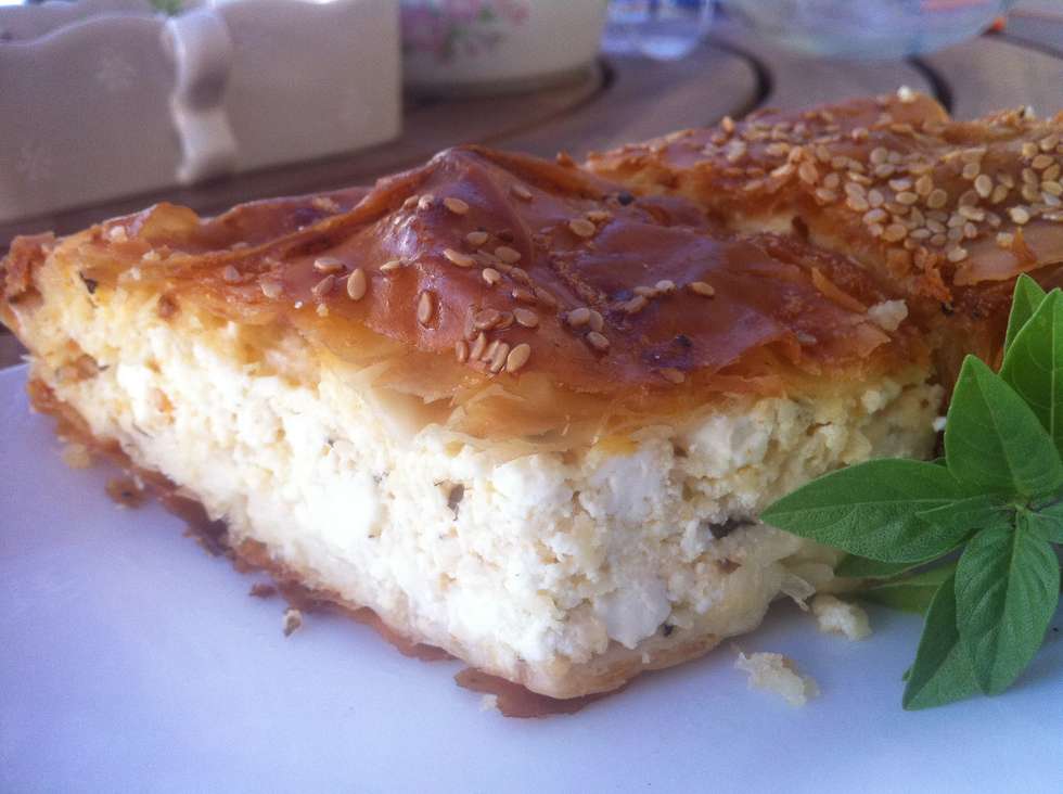 Grandma's Tiropitakia (cheese pies) with flour made in 5 minutes! - My ...