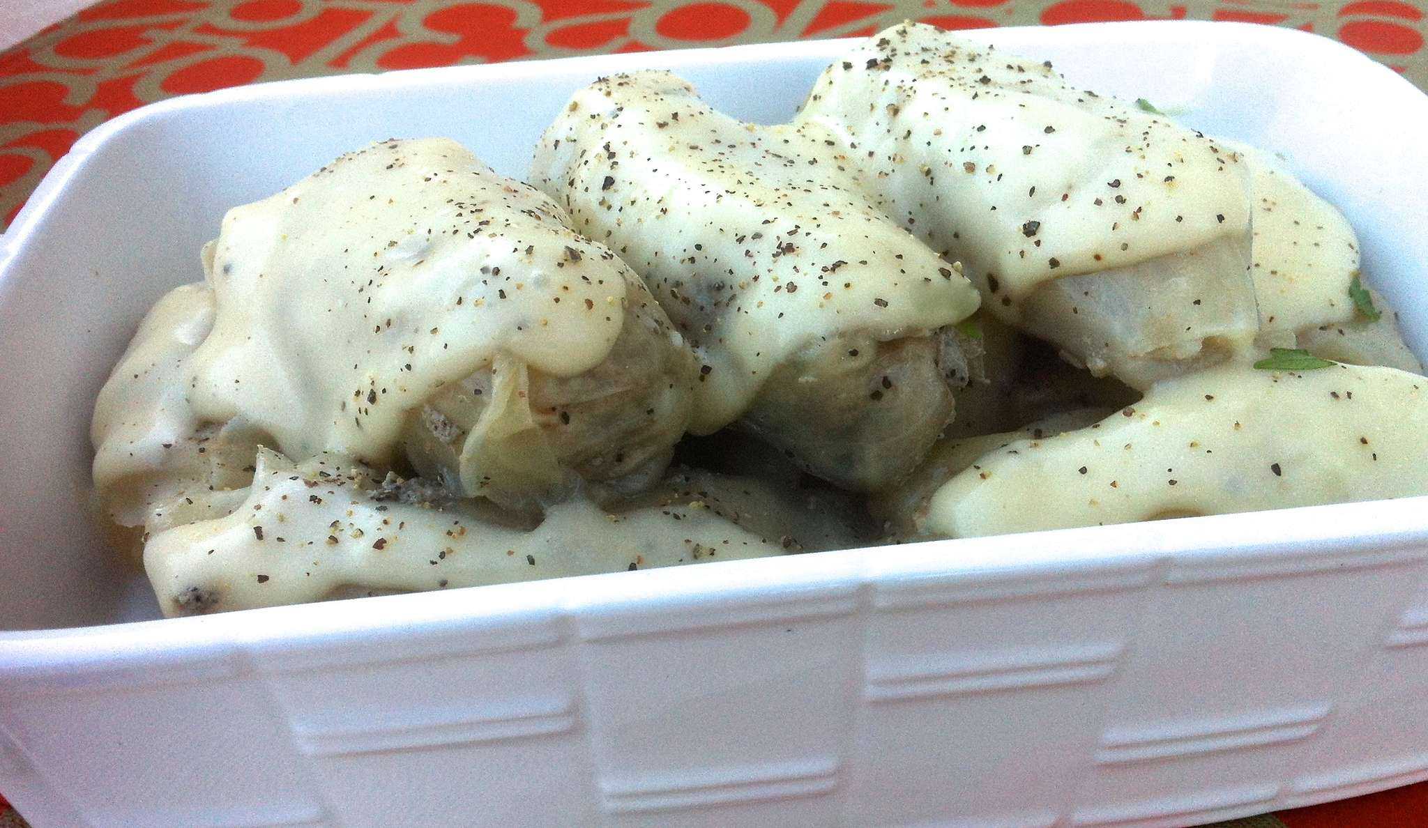 Greek Stuffed Cabbage Rolls recipe in lemon sauce (Lahanodolmades ...