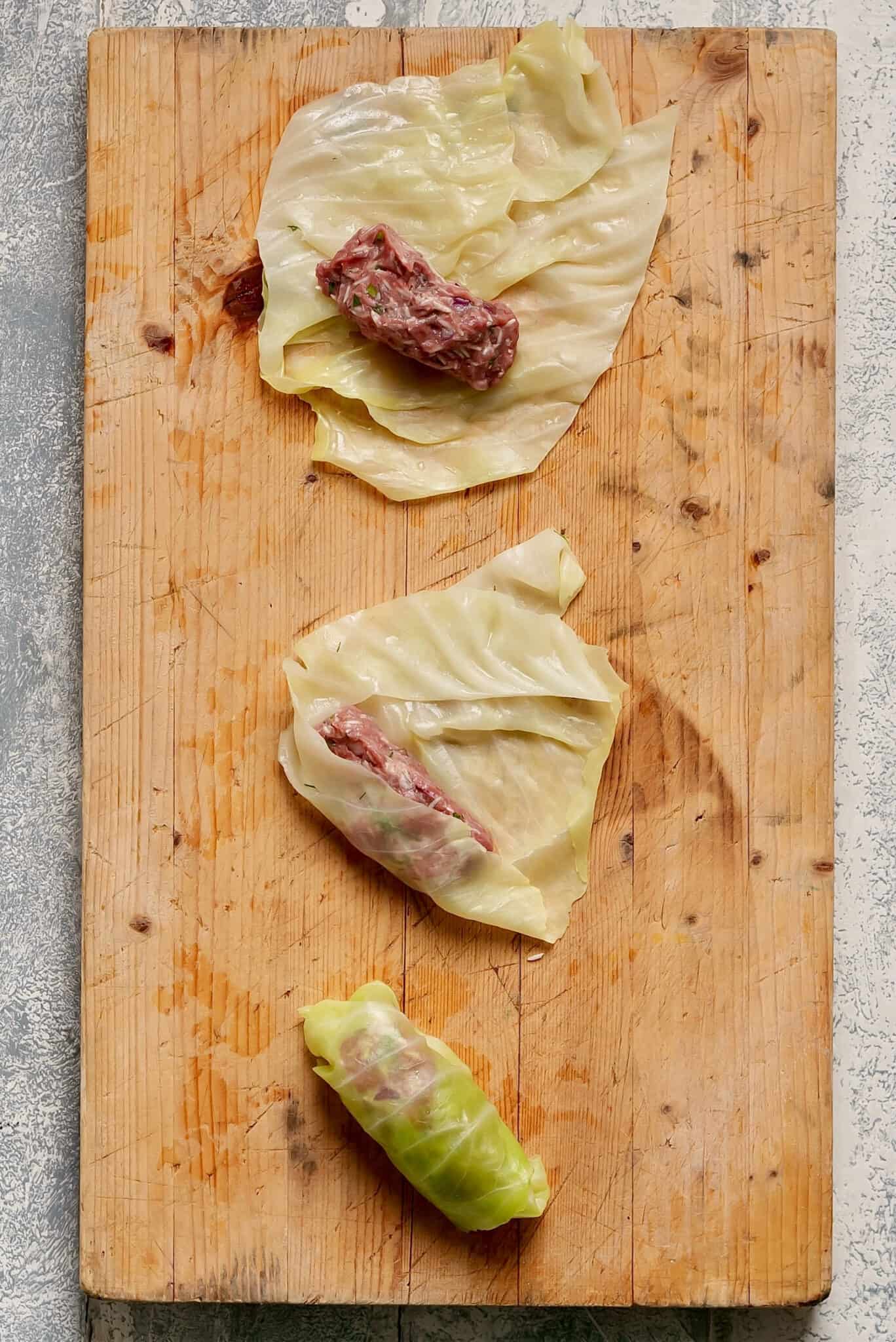 Greek Stuffed Cabbage Rolls recipe in lemon sauce (Lahanodolmades ...