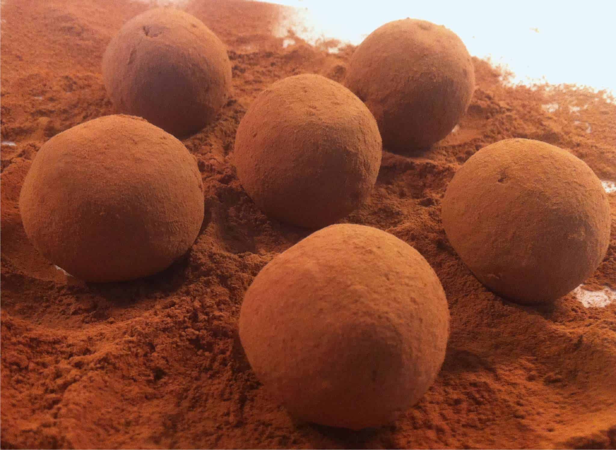 Walnut and biscuit Chocolate Truffles (Troufakia) - My Greek Dish