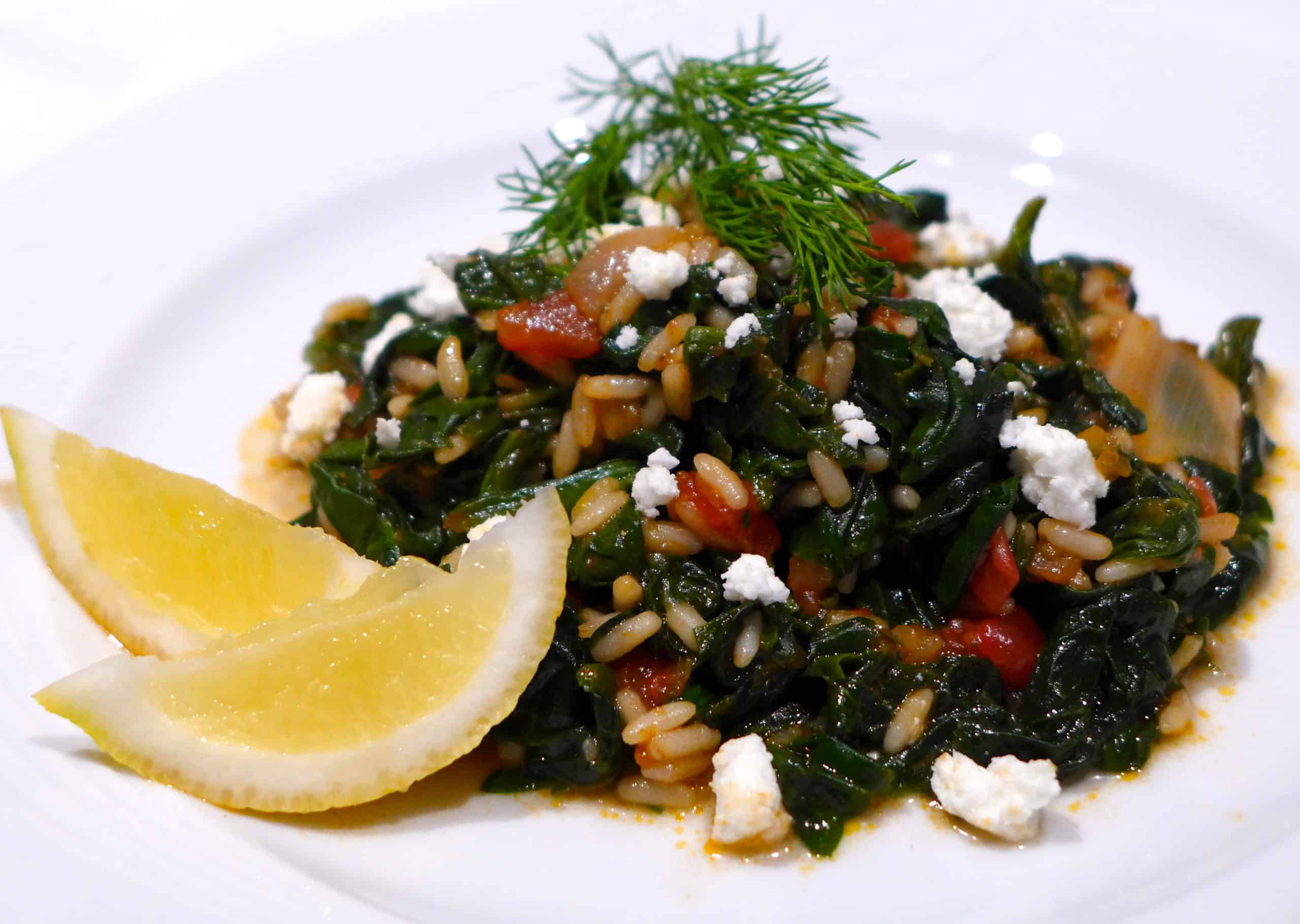 Greek Spinach and Rice recipe (Spanakorizo) - My Greek Dish