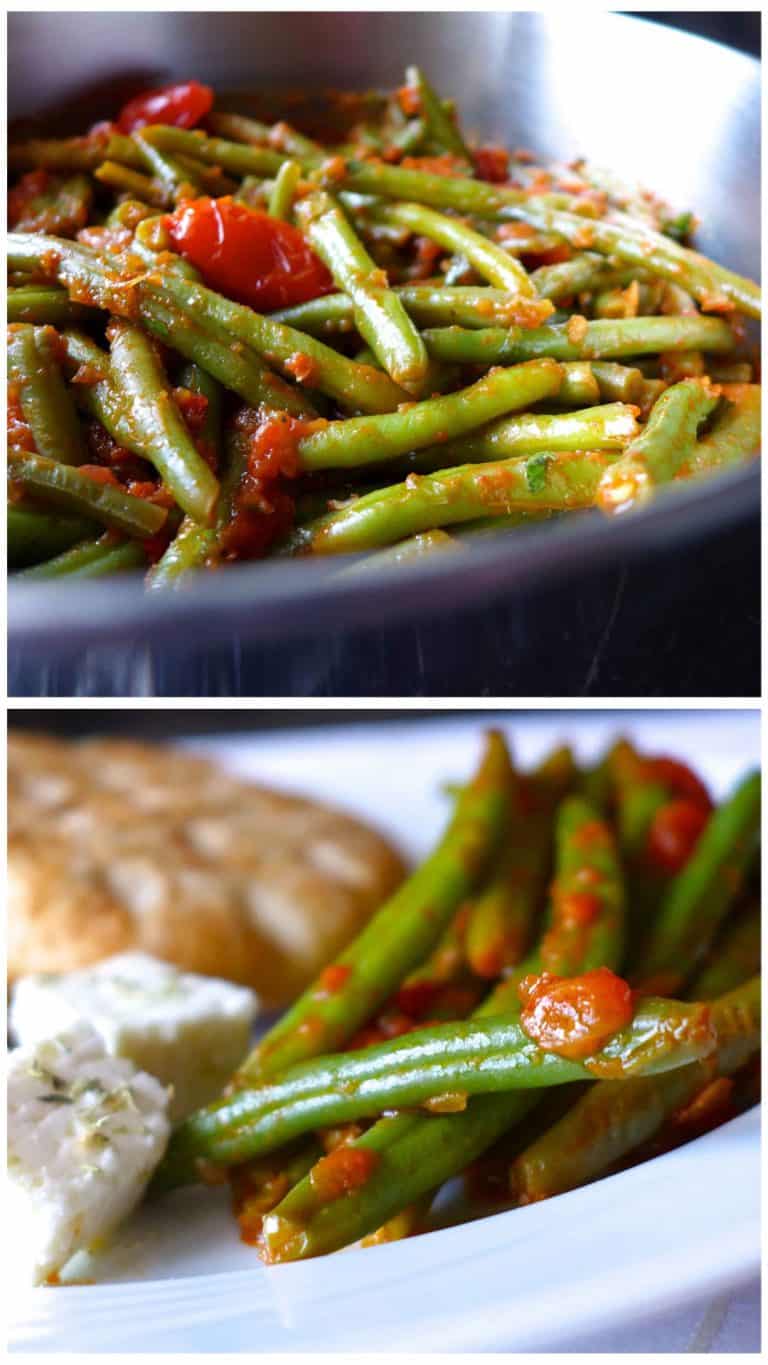 Traditional Greek Green Beans recipe (Fasolakia Giahni) - My Greek Dish