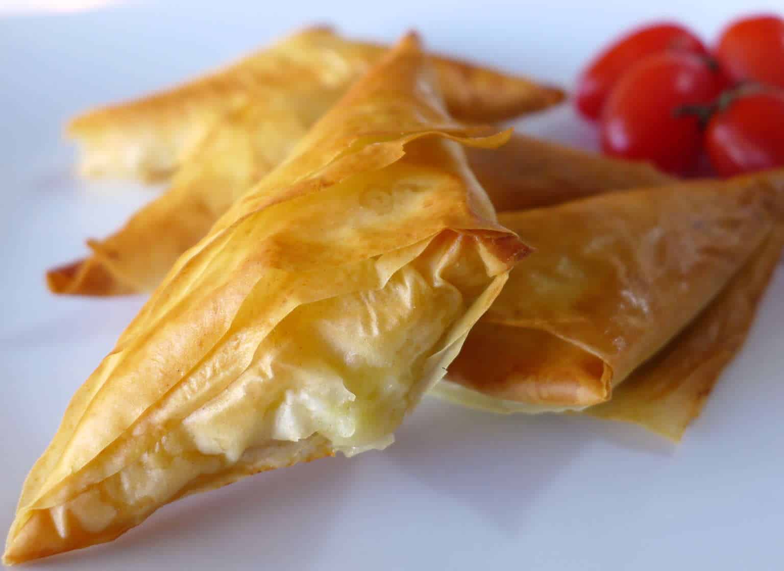 Greek Feta Cheese Pies Recipe (Tiropitakia) - My Greek Dish