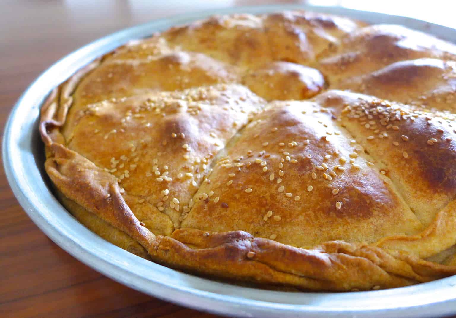 Traditional Greek Leek Pie recipe (Prasopita) - My Greek Dish