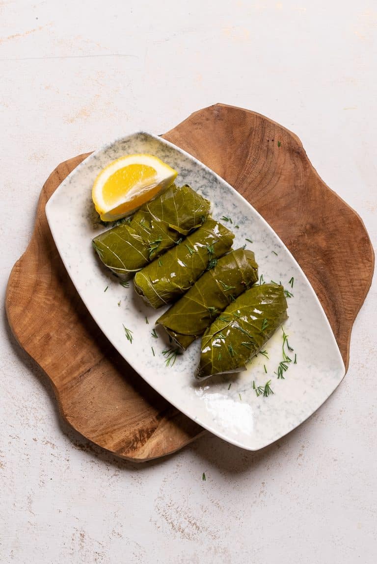 Greek Dolmades recipe (Stuffed Vine/ Grape Leaves Dolmathes) - My Greek ...