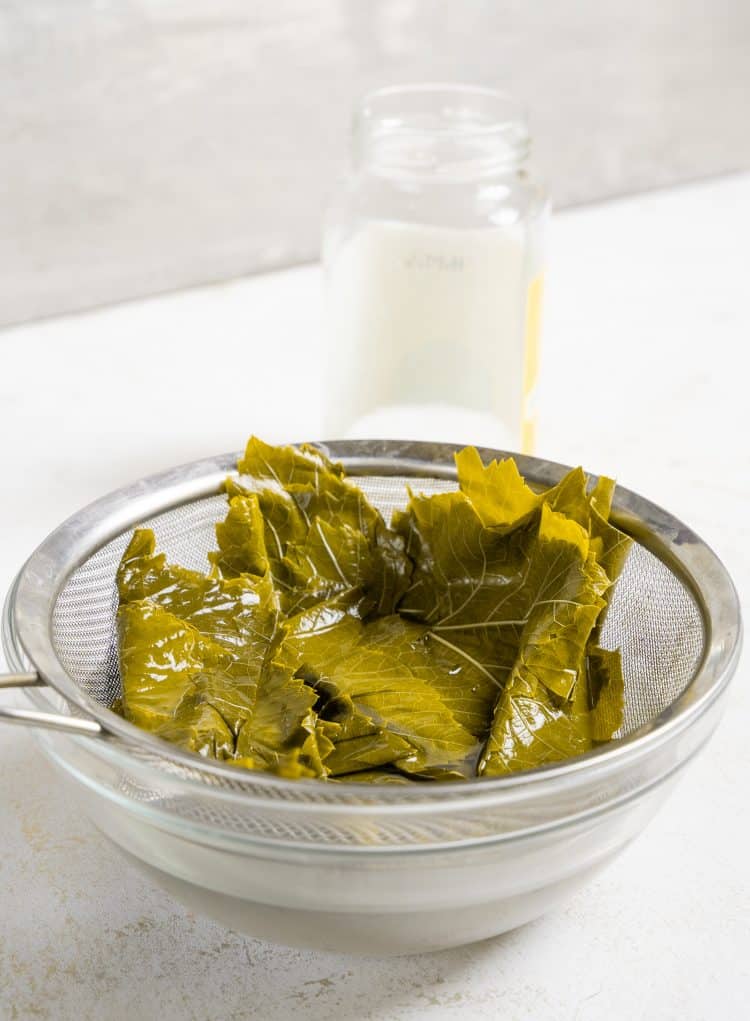 Greek Dolmades recipe (Stuffed Vine/ Grape Leaves Dolmathes) - My Greek ...