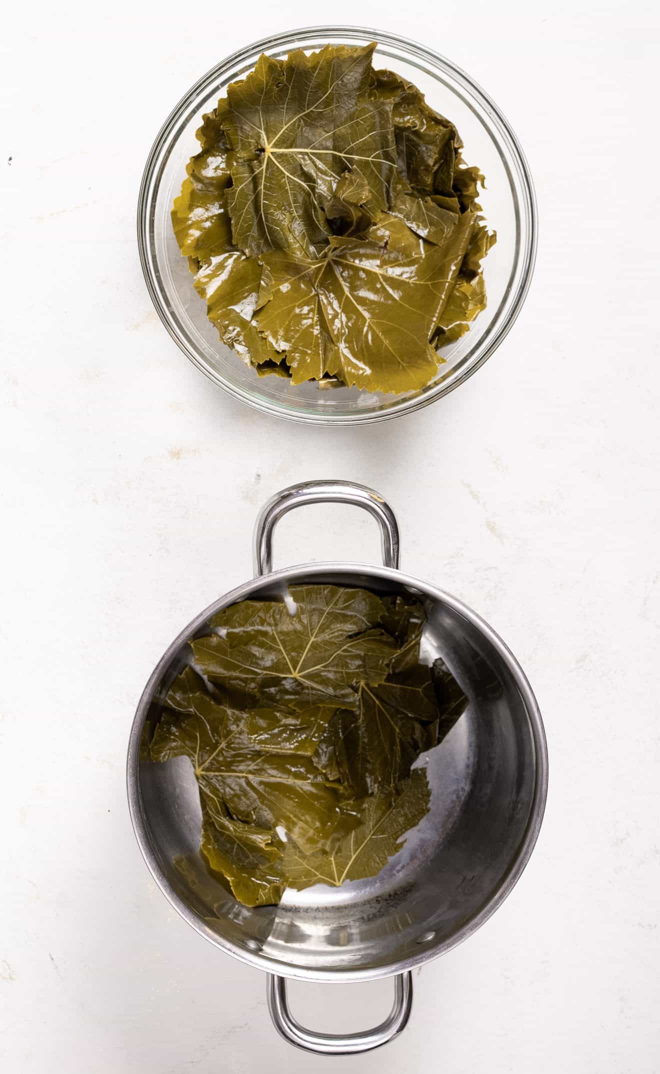 Greek Dolmades recipe (Stuffed Vine/ Grape Leaves Dolmathes) - My Greek ...