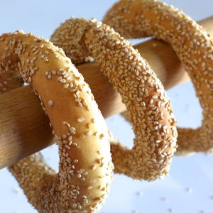 Greek Sesame Bread rings recipe (Koulouri Thessalonikis) - My Greek Dish