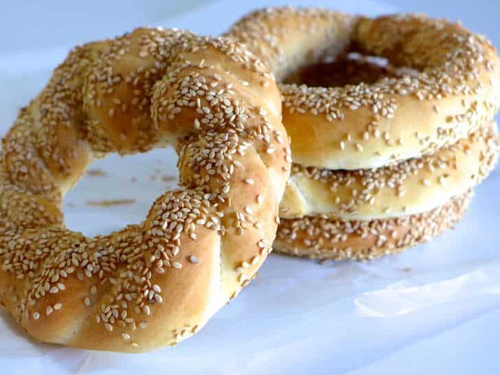 Greek Sesame Bread rings recipe (Koulouri Thessalonikis) - My Greek Dish