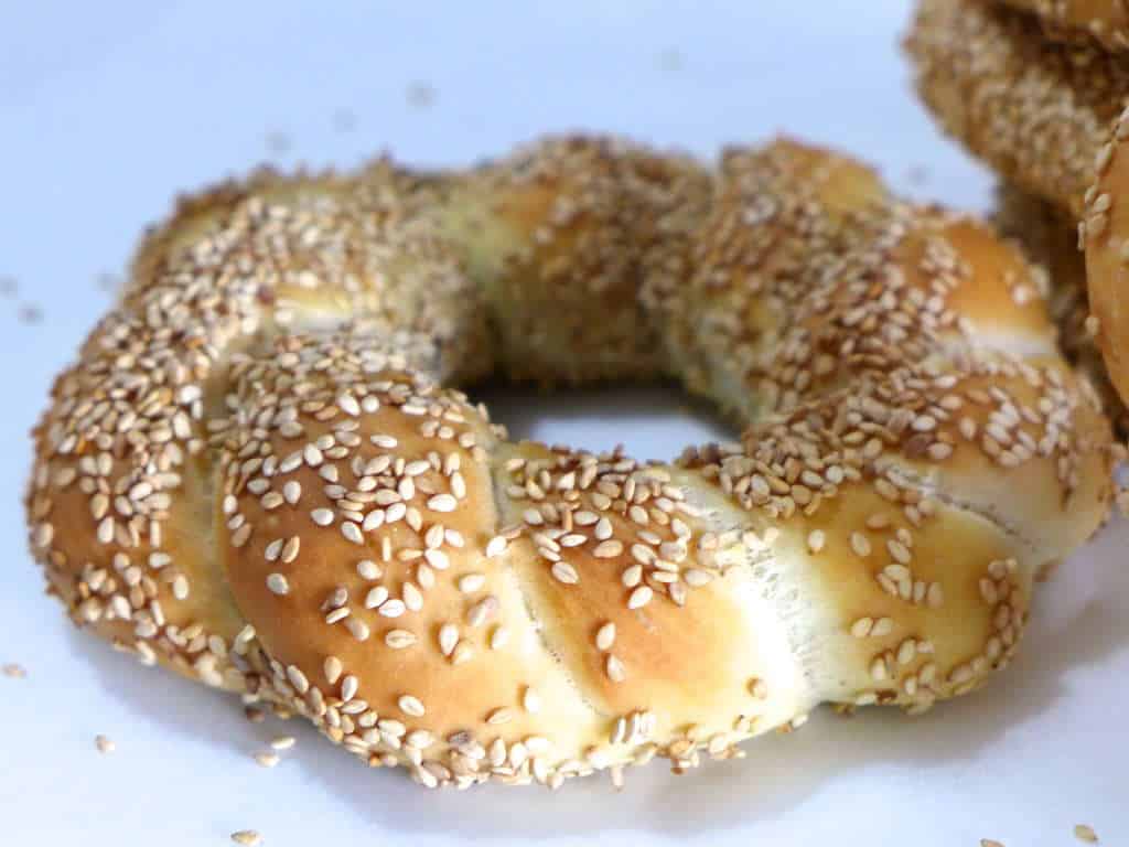 Greek Sesame Bread rings recipe (Koulouri Thessalonikis) - My Greek Dish