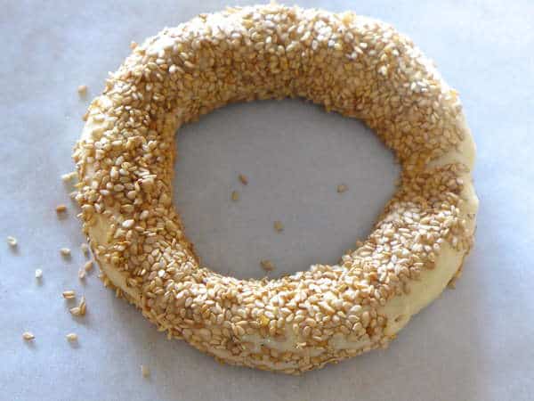Greek Sesame Bread rings recipe (Koulouri Thessalonikis) - My Greek Dish