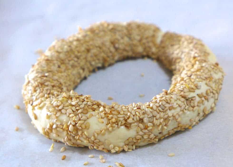 Greek Sesame Bread rings recipe (Koulouri Thessalonikis) - My Greek Dish
