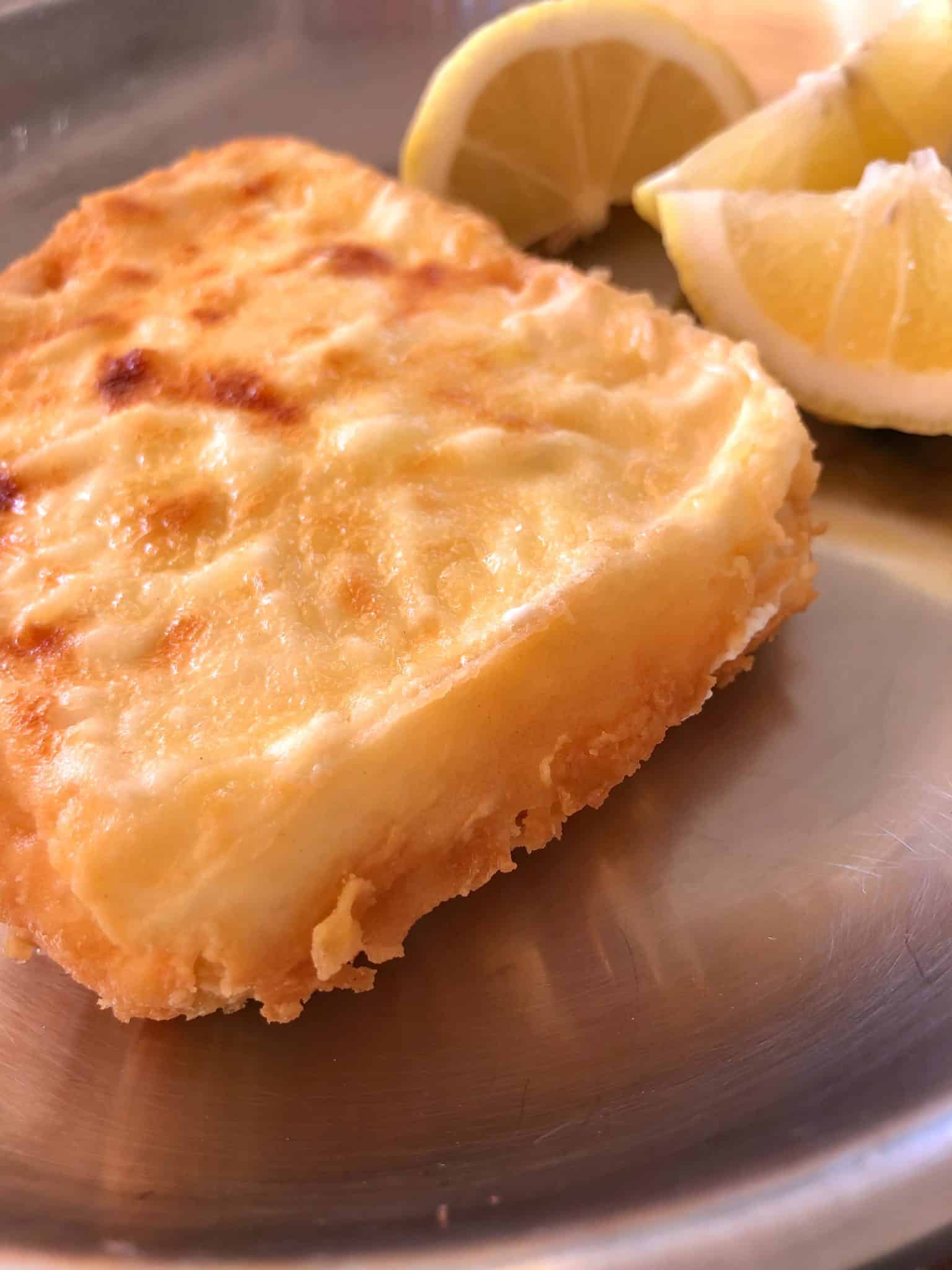 Feta Saganaki (Pan fried Feta cheese) - My Greek Dish