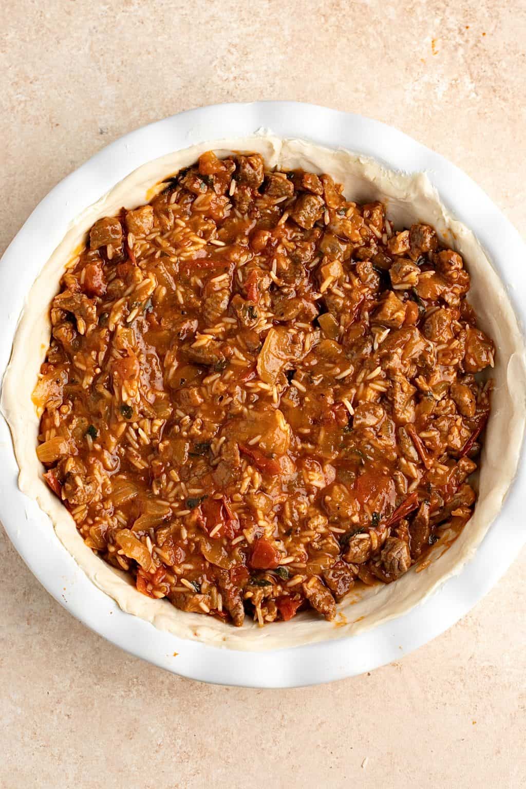 Greek Meat Pie (Kreatopita) - My Greek Dish