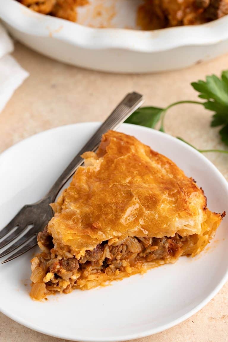 Greek Meat Pie (Kreatopita) - My Greek Dish