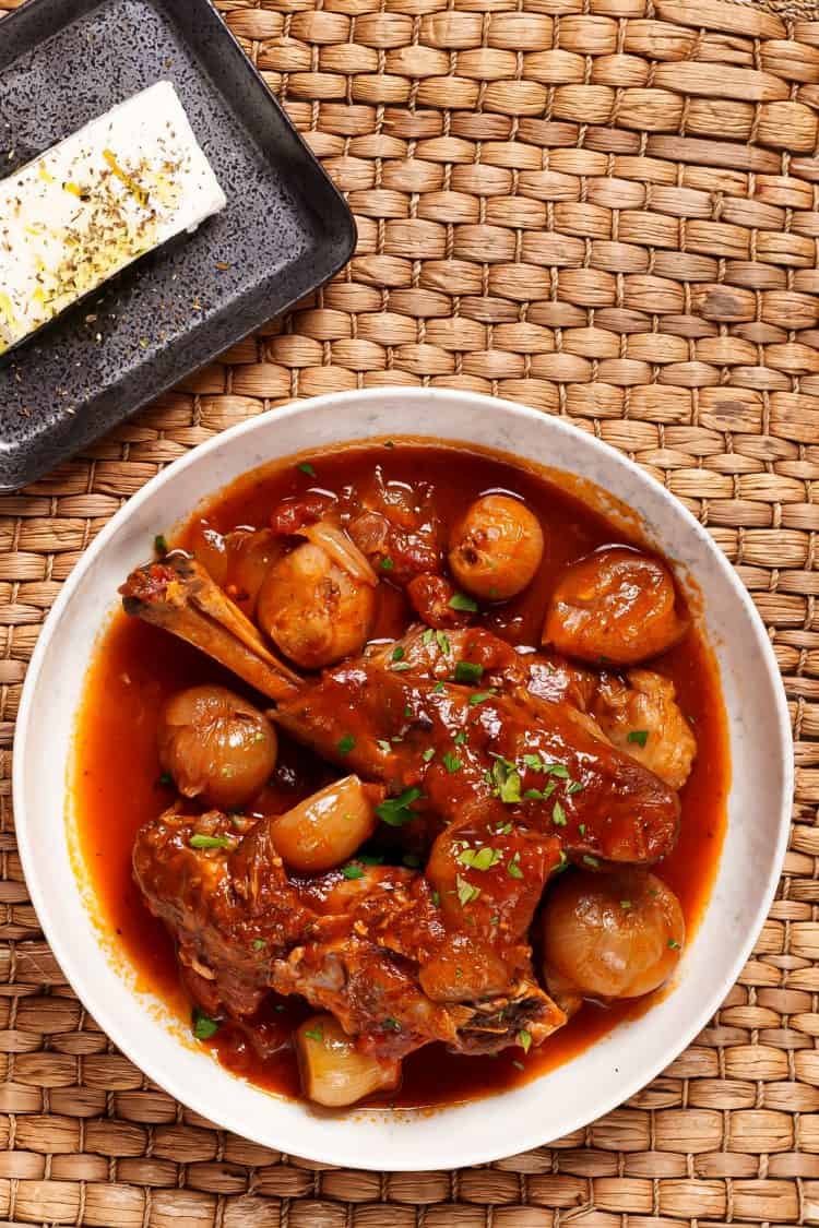Lamb Stifado recipe (Greek lamb stew) - My Greek Dish