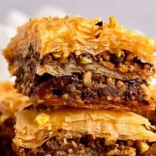 Chocolate Baklava recipe - My Greek Dish